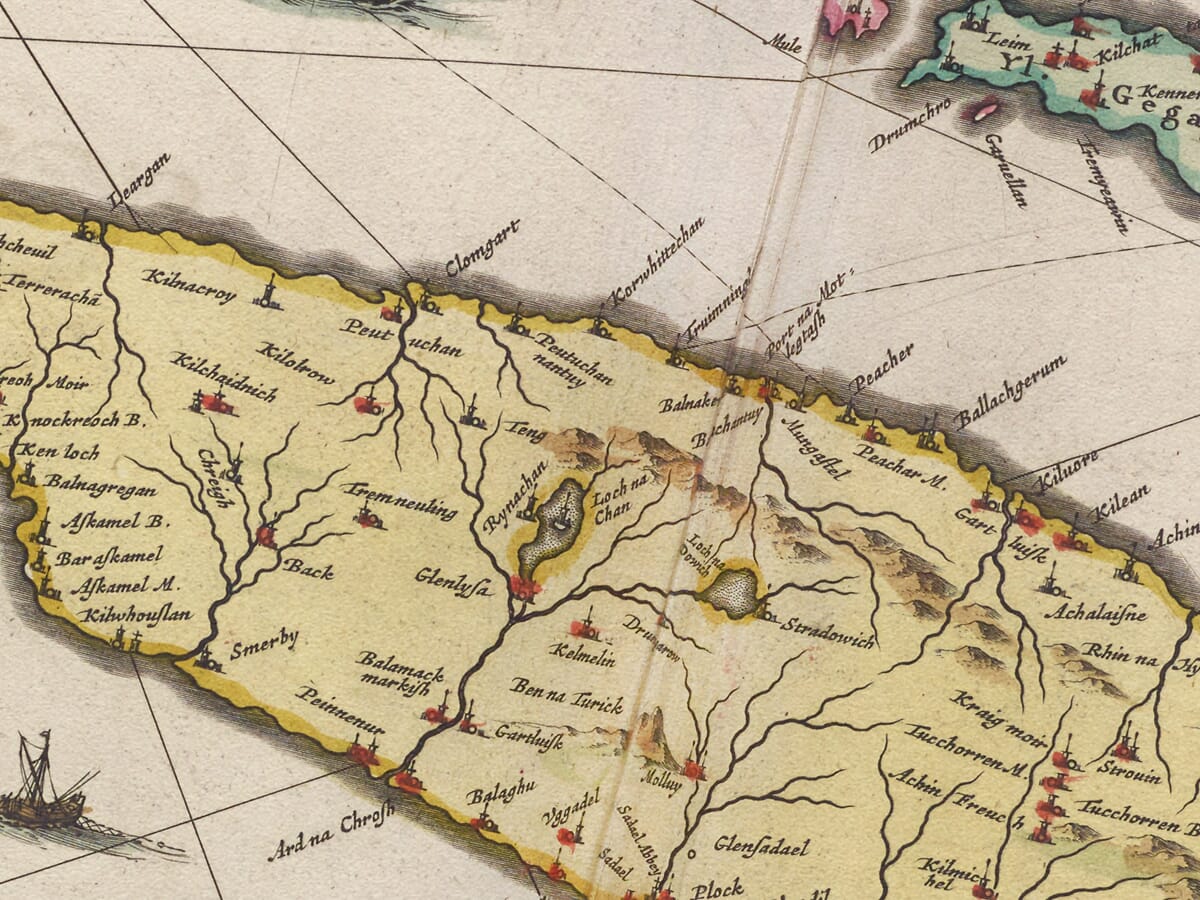 Kintyre Old Map of - - The Old Map Company