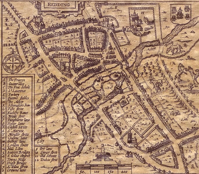 Buckinghamshire - an old map by John Speed - The Old Map Company