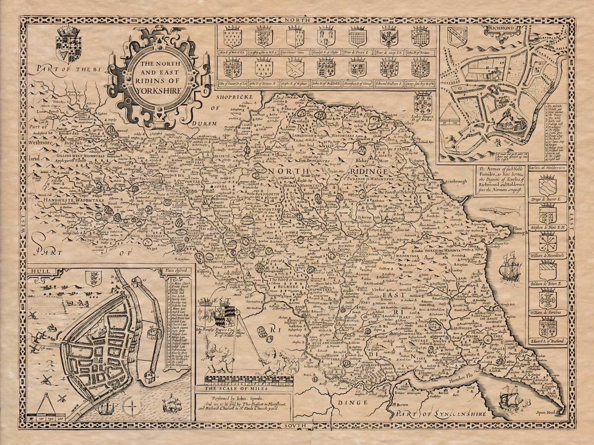 Yorkshire East | The Old Map Company