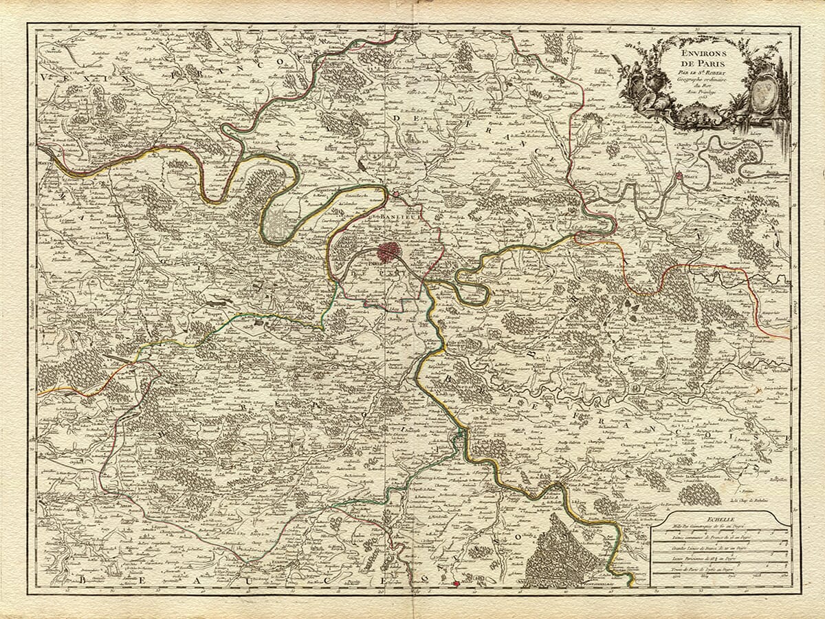 Paris 1615 | The Old Map Company