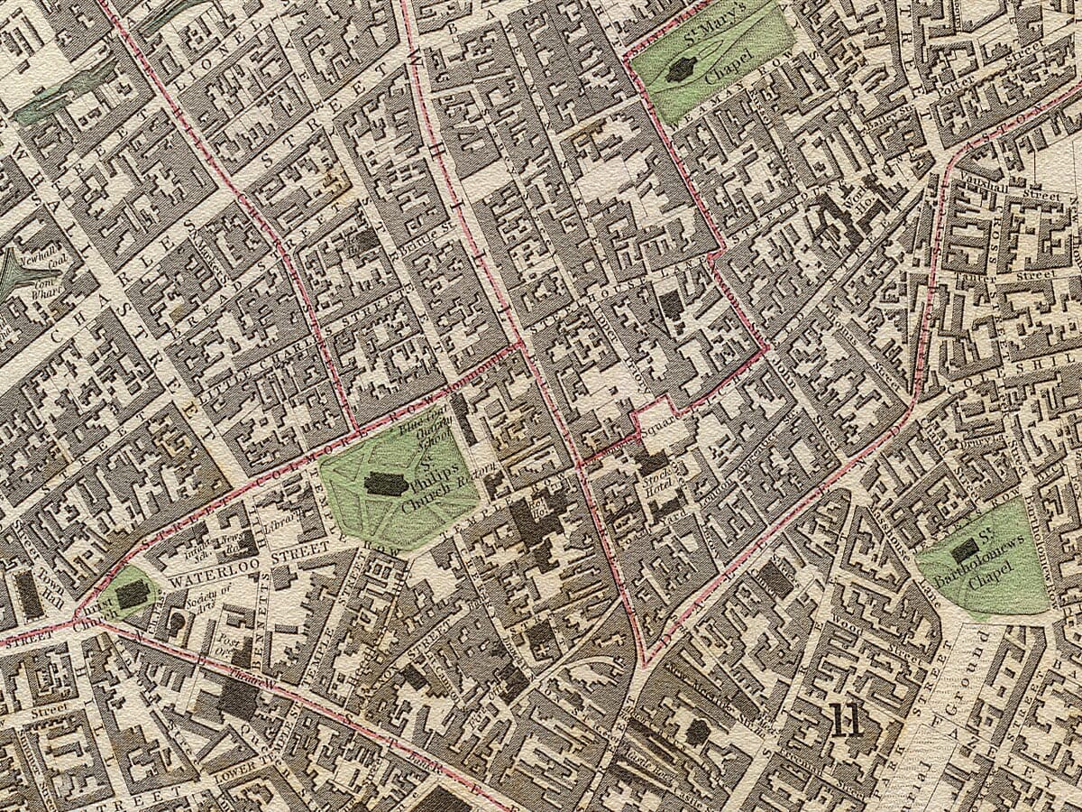 Town Plans Archives | The Old Map & Clock Company