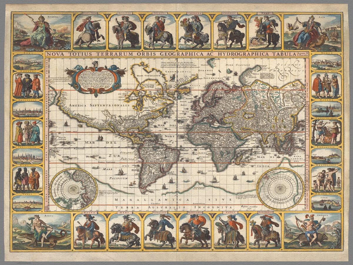 1689 Map Of The World Countries - Map 1689 Map Of The World Countries - Map